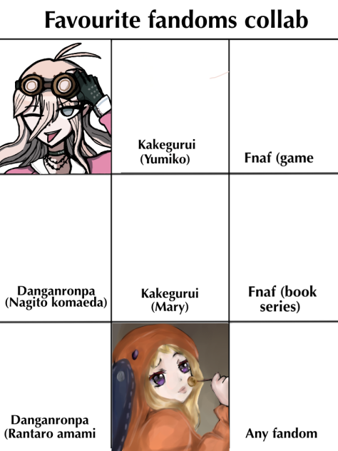 Favourite fandoms collab(kakegurui Runa) - ibisPaint