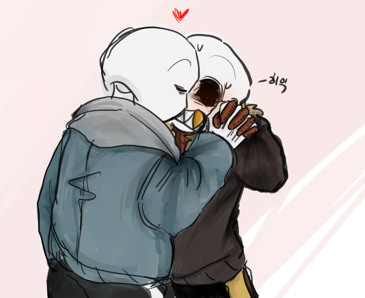 Kustard sans undertale AU 샌즈 섶텔 펠샌 텔샌 - ibisPaint