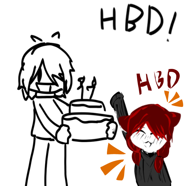 Hbd my เพื่อน - ibisPaint