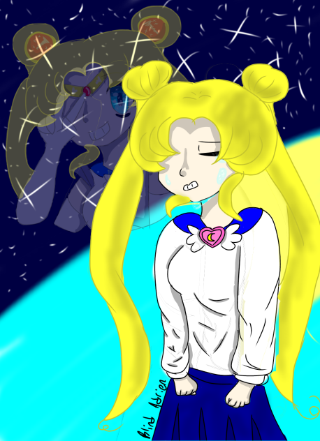 Sailor Moon and Crybaby Usagi - ibisPaint