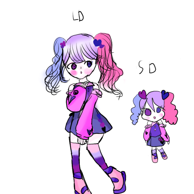 LD VS SD - ibisPaint