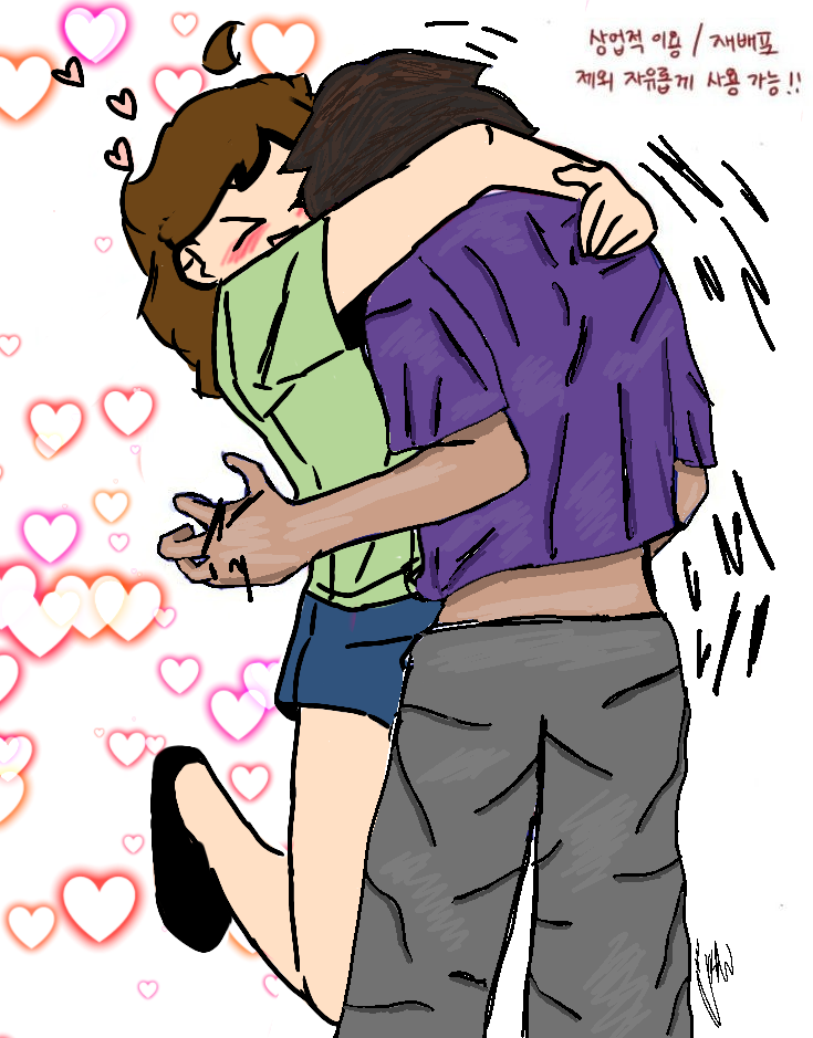 Hug collab!!! - ibisPaint