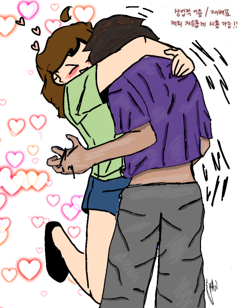 Hug collab!!! - ibisPaint