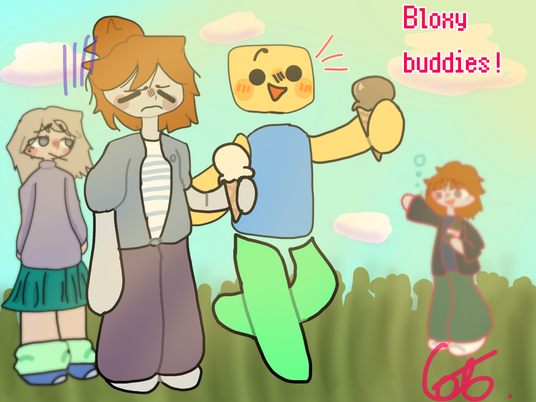 Fan art for bloxy buddies! - ibisPaint