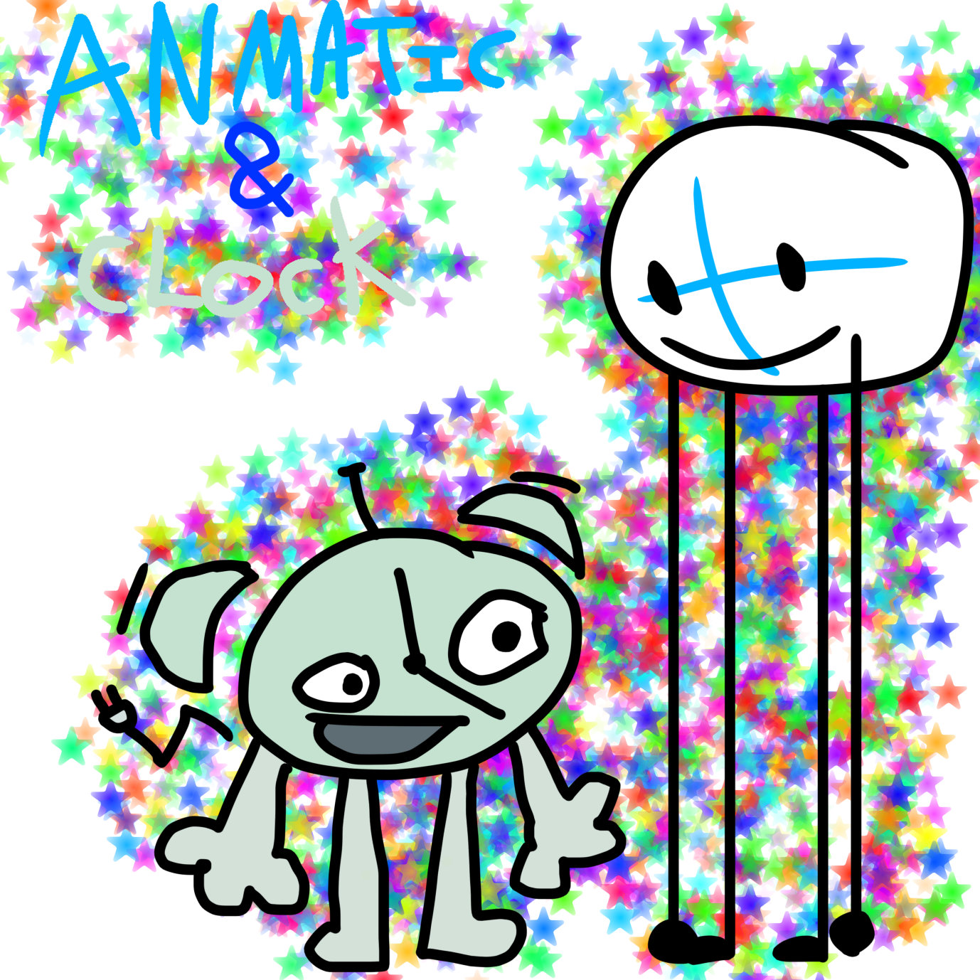 Animatic and clock - ibisPaint