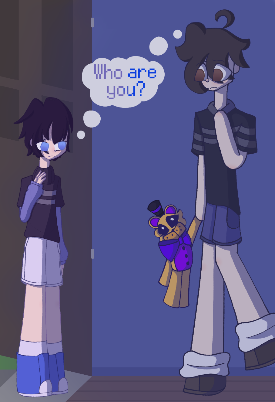 My Evan meeting PopoCHI PoP's Evan - ibisPaint