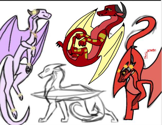 Wings of fire collab - ibisPaint