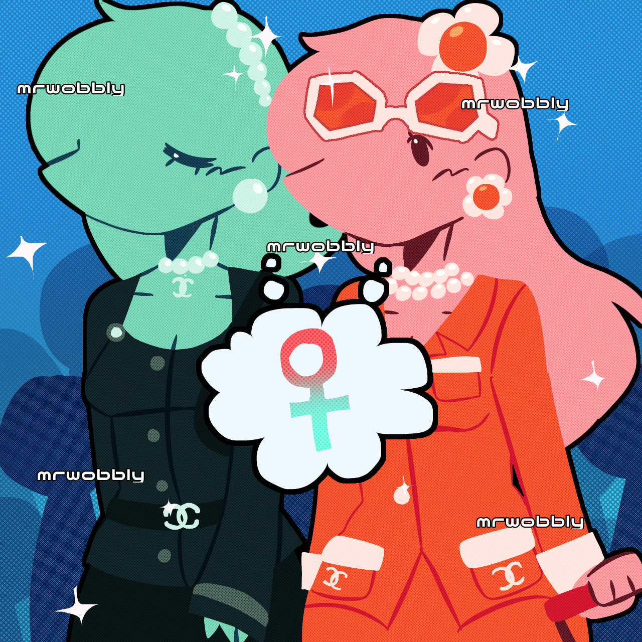 lineless lesbians - ibisPaint