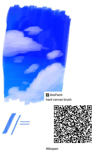 hard canvas brush - ibisPaint