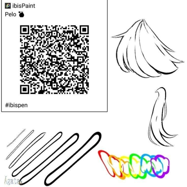 QR code 髪？ - ibisPaint