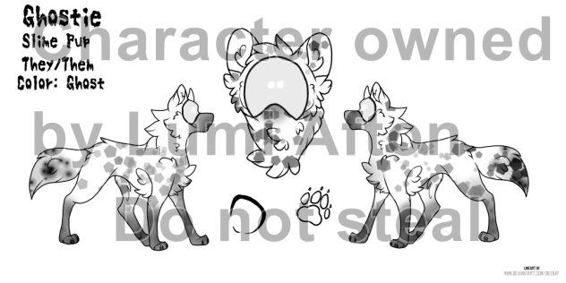 Ghost Slime Pup OC - ibisPaint