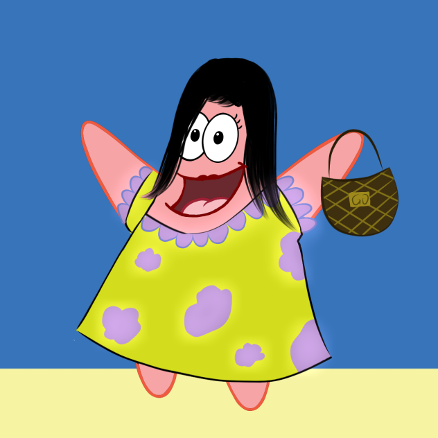 If Patrick was a girl - ibisPaint