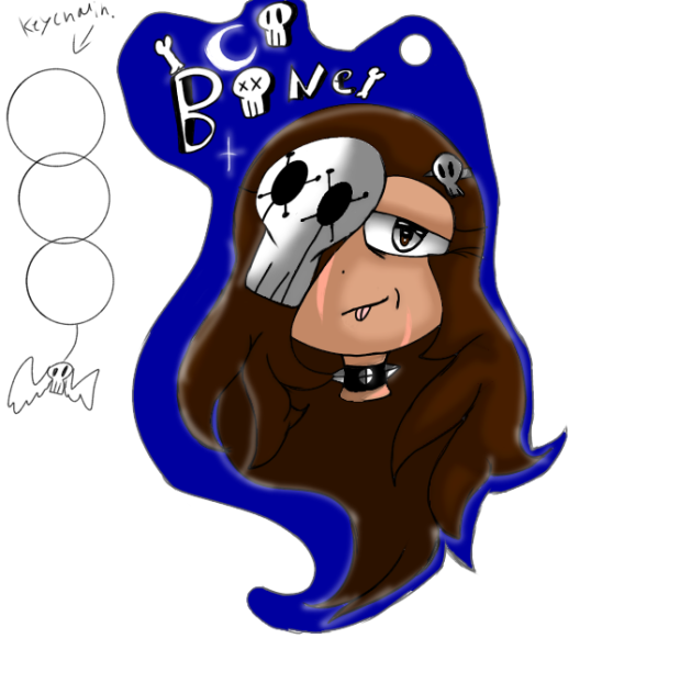 Bone’s keychain design!💀 - ibisPaint