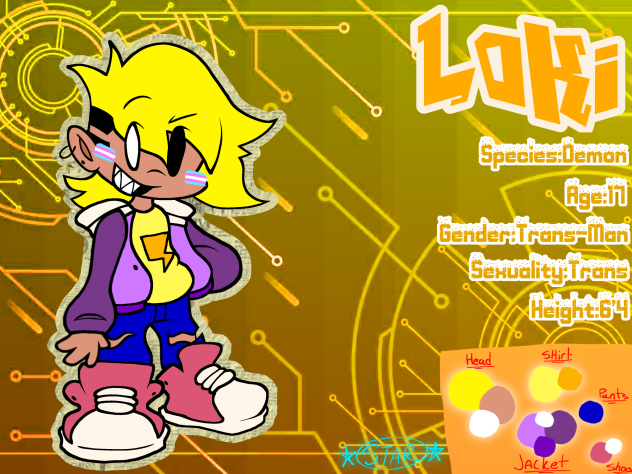 Techno mix “Loki ref sheet” - ibisPaint