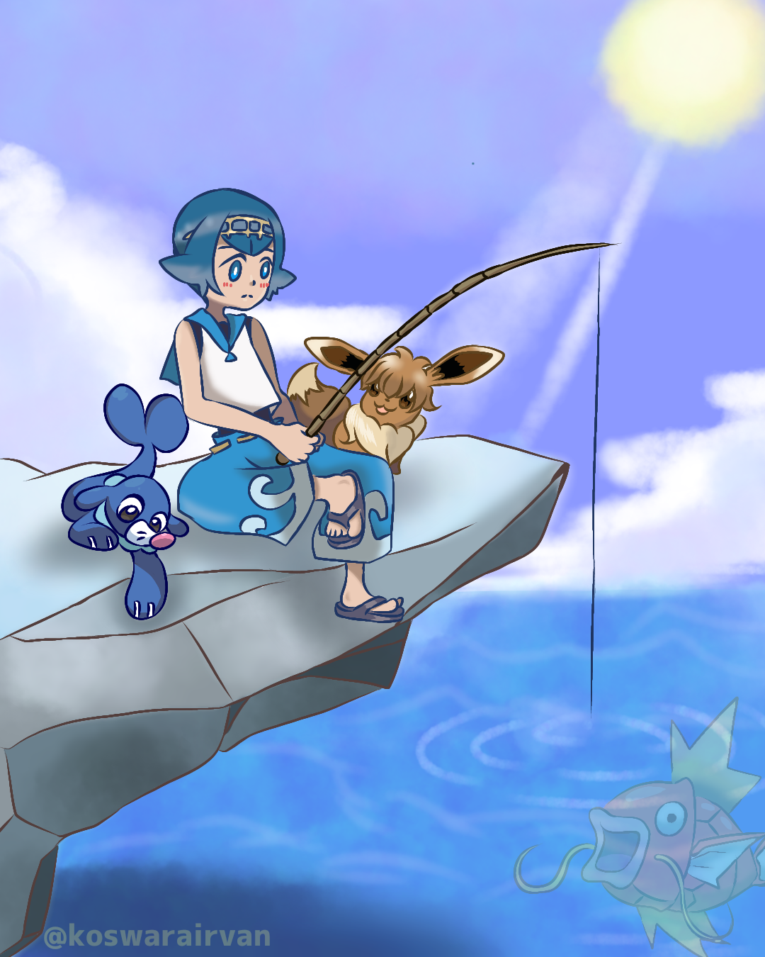 Lana Fishing - ibisPaint