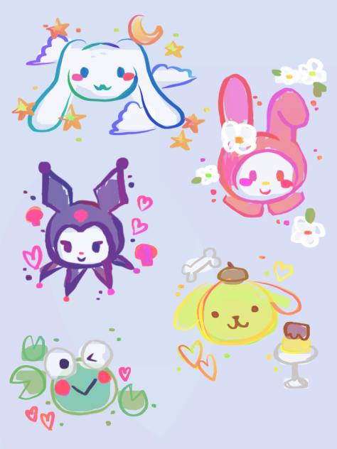 sanrio doodles - ibisPaint