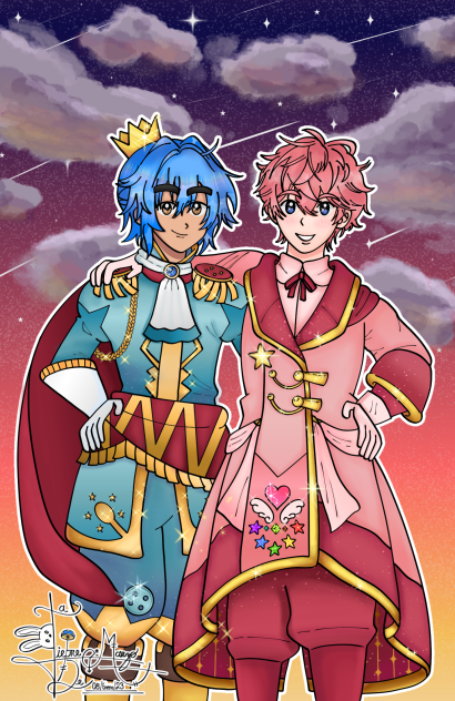 Kirby and the Prince Fluff - ibisPaint