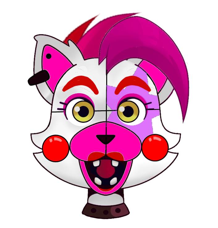 Glamrock Funtime Foxy wall art - ibisPaint