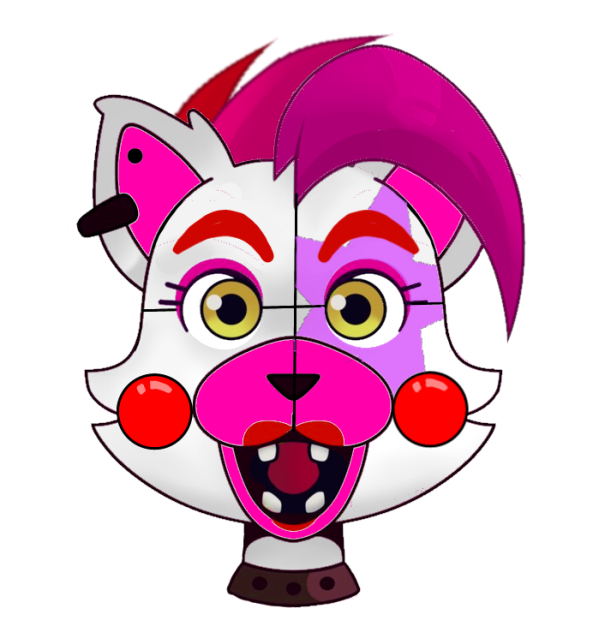 Glamrock Funtime Foxy wall art - ibisPaint