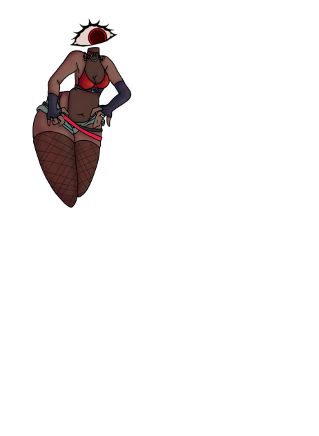 punk demon chick - ibisPaint