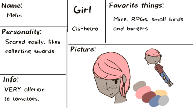 Random skits character for Anna pickles - ibisPaint