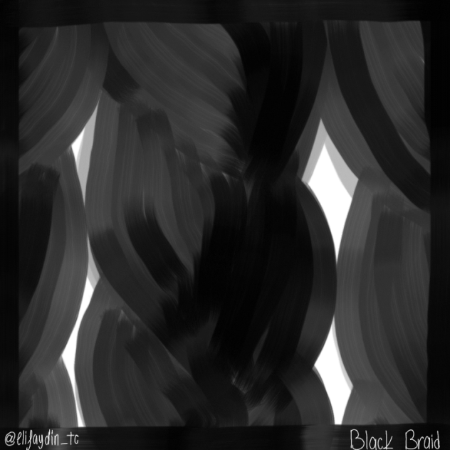 Black Braid - ibisPaint