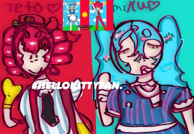 MIKU N TETO..!! - ibisPaint