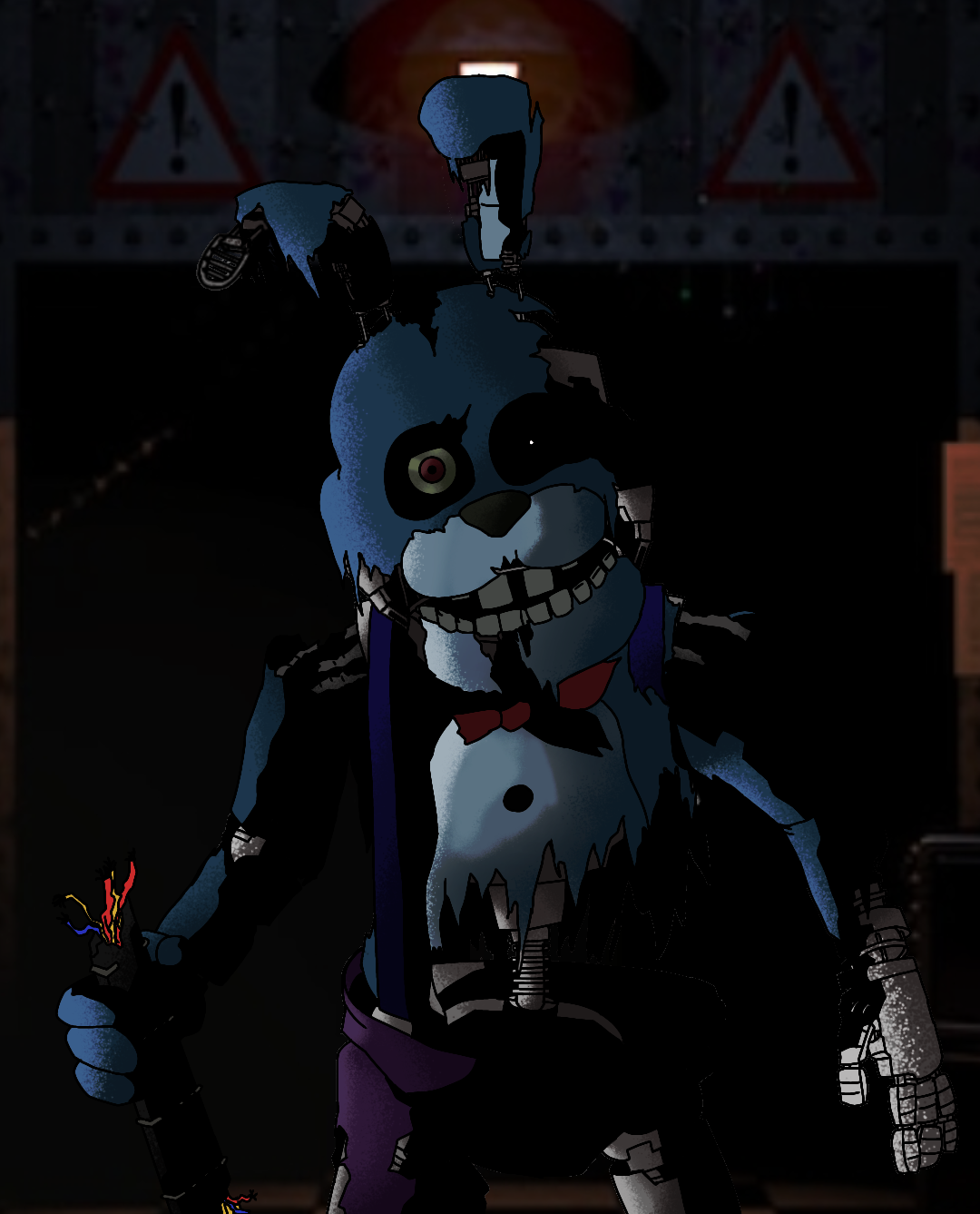fnaf plus reimagined withered bonnie - ibisPaint