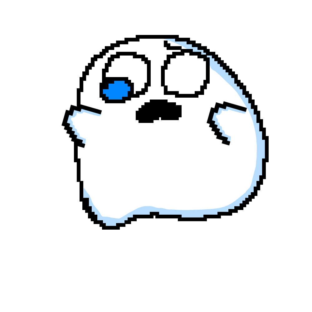 Sad blob - ibisPaint