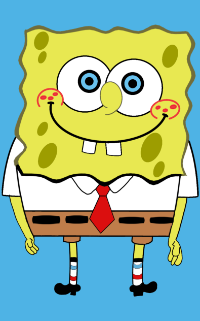 SpongeBob drawing - ibisPaint