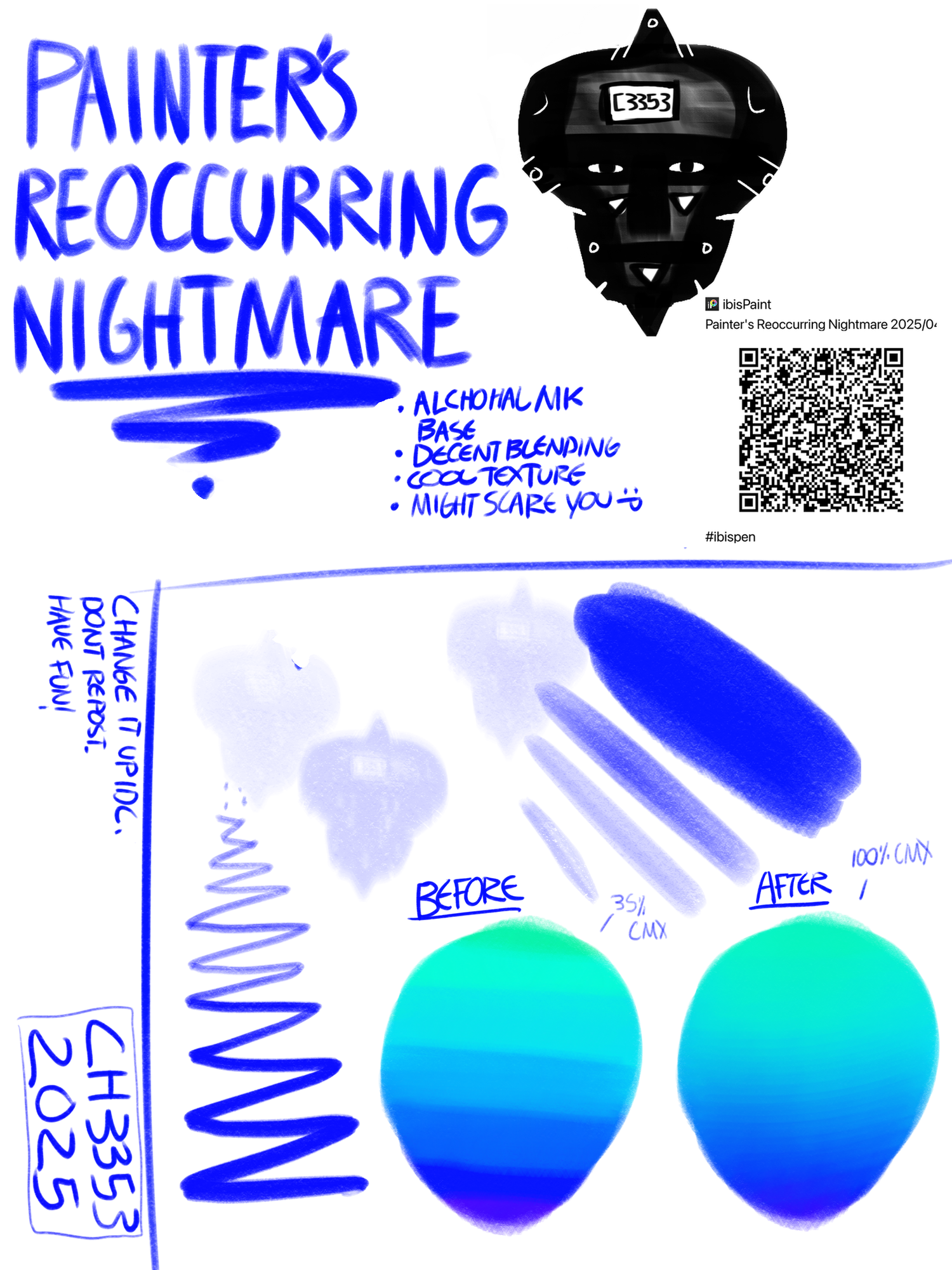 Painter's Reoccurring Nightmare [BRUSH] - ibisPaint