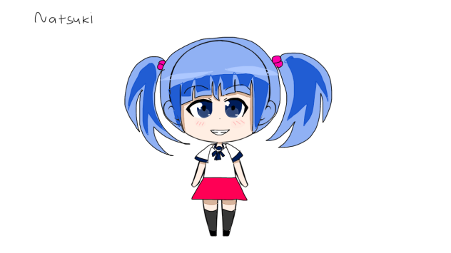 How To Draw Natsuki From Kiori Klori - ibisPaint