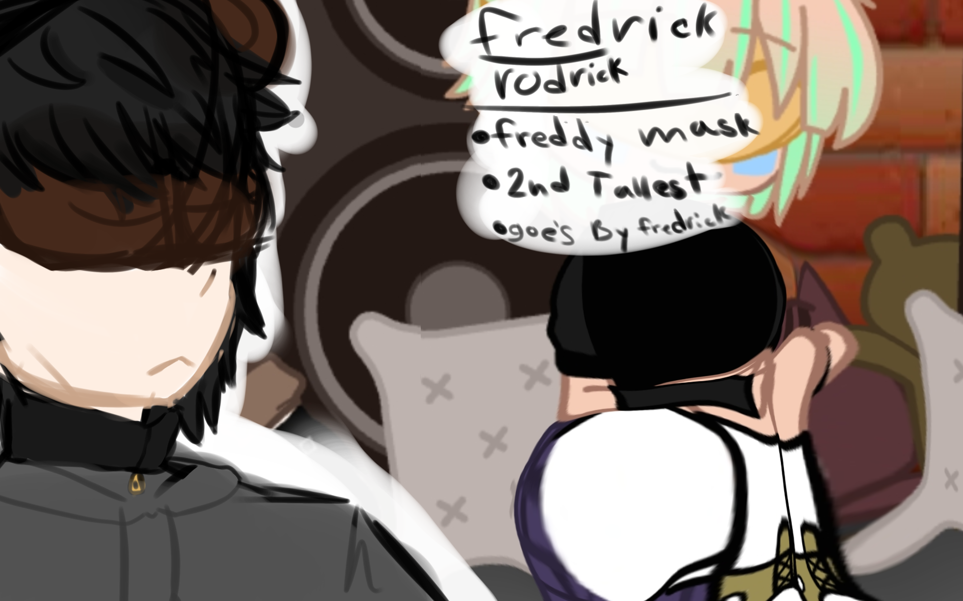 Fredrick from my fnaf 4 au - ibisPaint