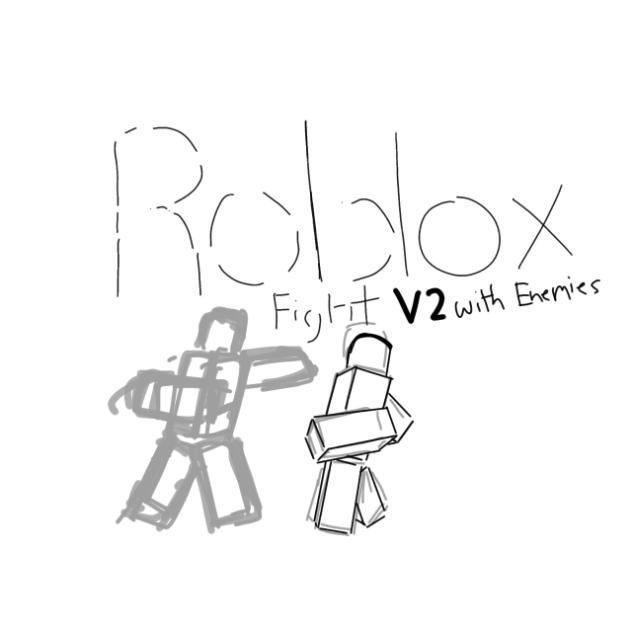 Roblox fight wip v2 with enemies - ibisPaint