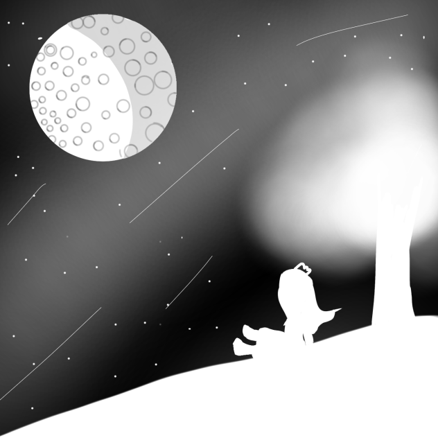 noite estrelada - ibisPaint