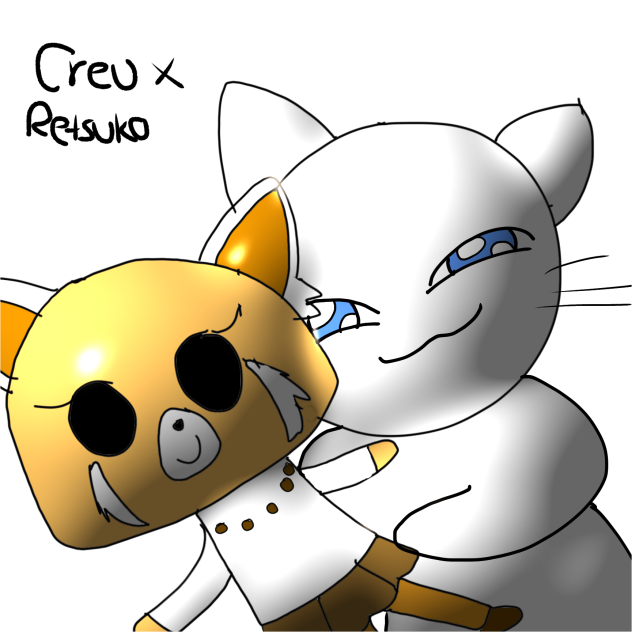 Creu cat and Retsuko - ibisPaint