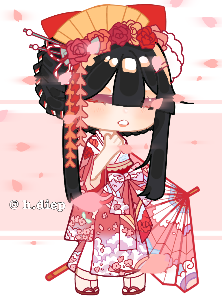 cus gacha kimono - ibisPaint