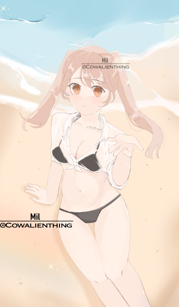 Day at the beach - ibisPaint