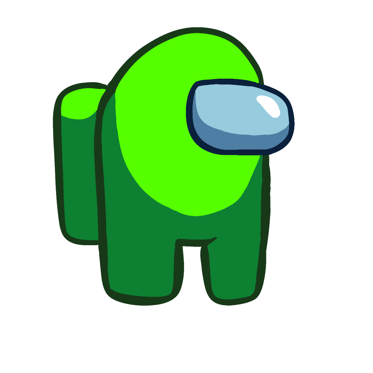 Among us Lime - ibisPaint