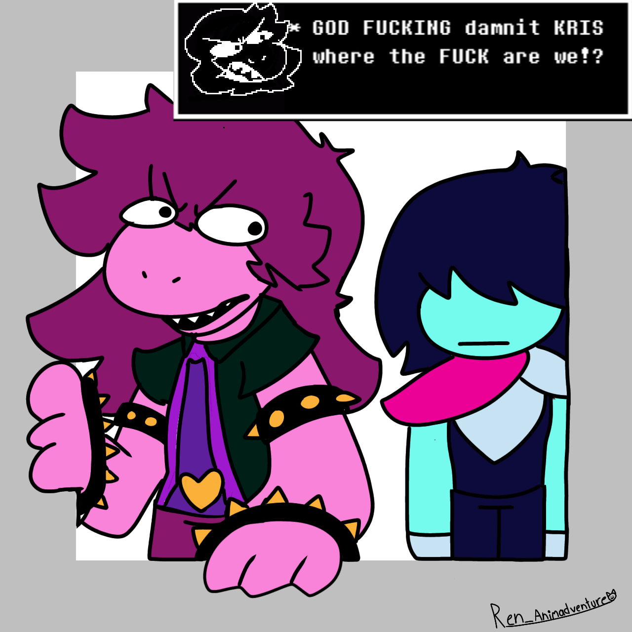 GOD DAMMIT KRIS, WHERE THE FUCK ARE WE - ibisPaint