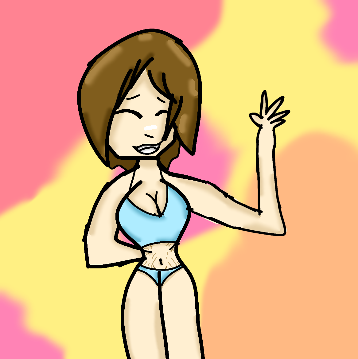 Stretch marks めやむしやくち はかむにめ - ibisPaint