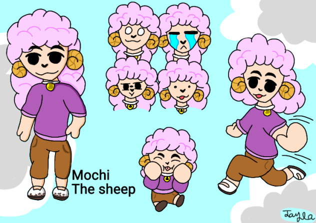 Mochi the sheep - ibisPaint