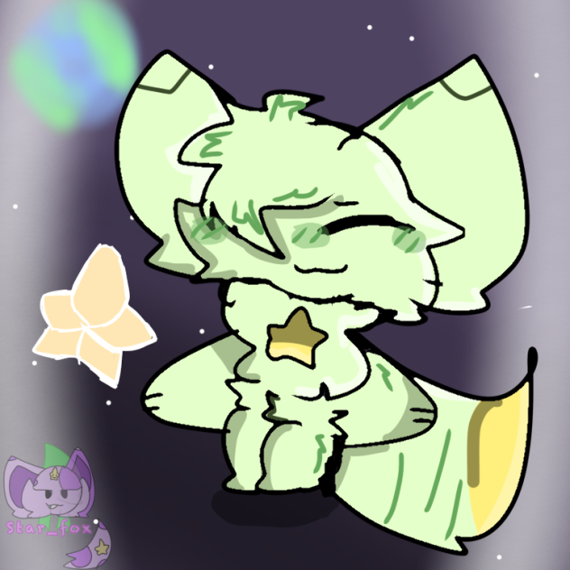 Alien fox - ibisPaint