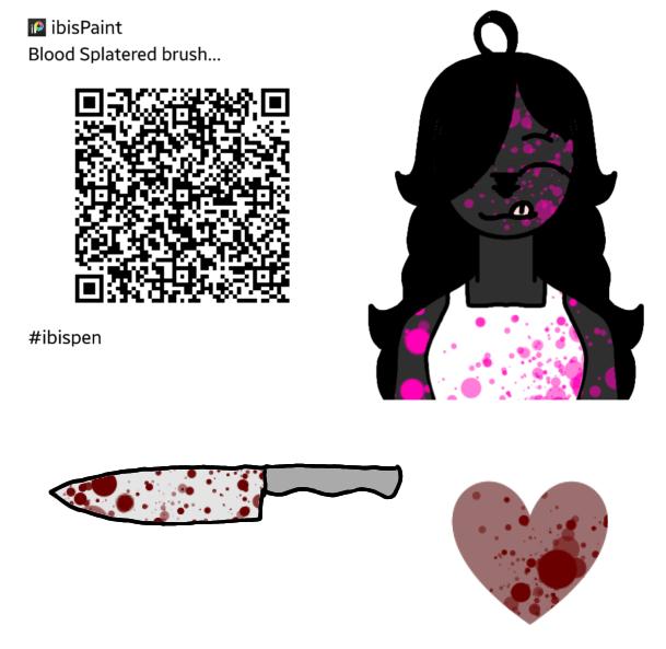 My blood splash brush... - ibisPaint