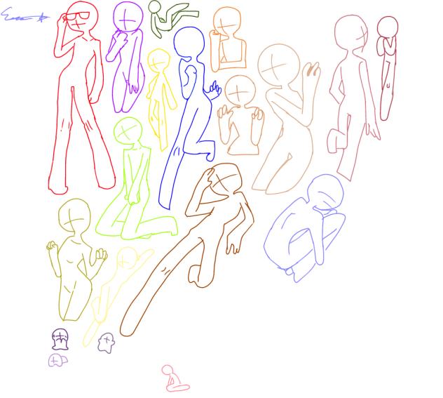 YAY POSES TO DRAW OCSSSSS (notmyartbtw) - ibisPaint