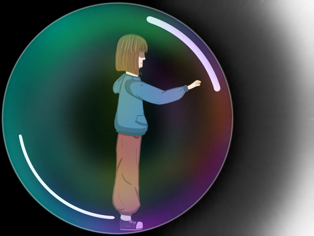 Trapped in the Bubble - ibisPaint