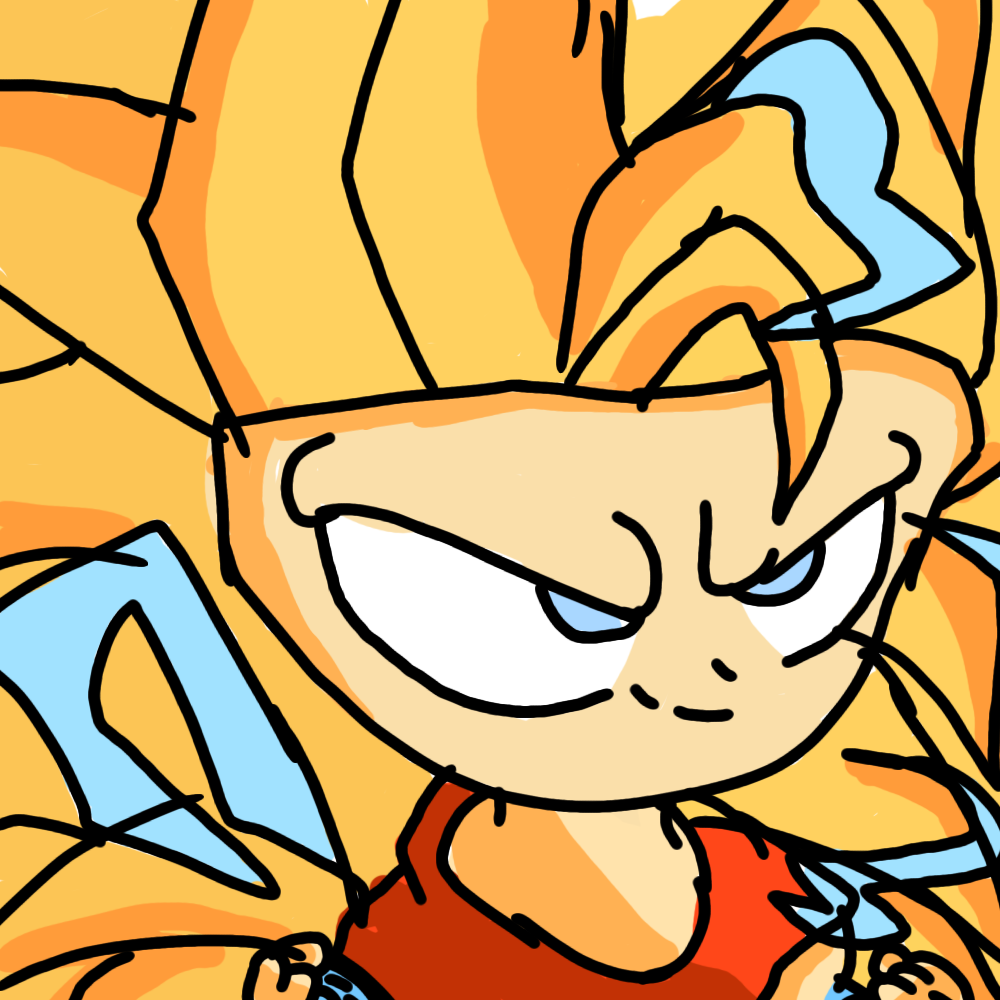 super Saiyan 3 kid goku db - ibisPaint