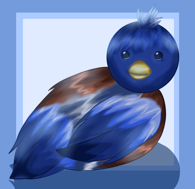 Eastern Bluebird ;D - ibisPaint