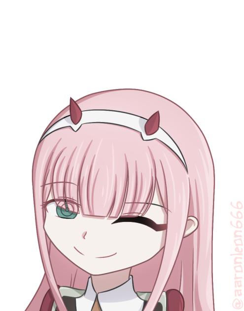 Zero Two - (Base por Ayara) - ibisPaint