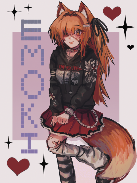 Emoki zee fox grill - ibisPaint